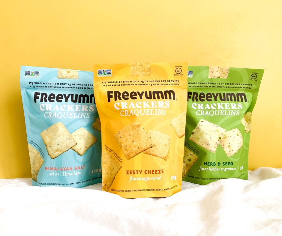 They're here! NEW FreeYumm Crackers